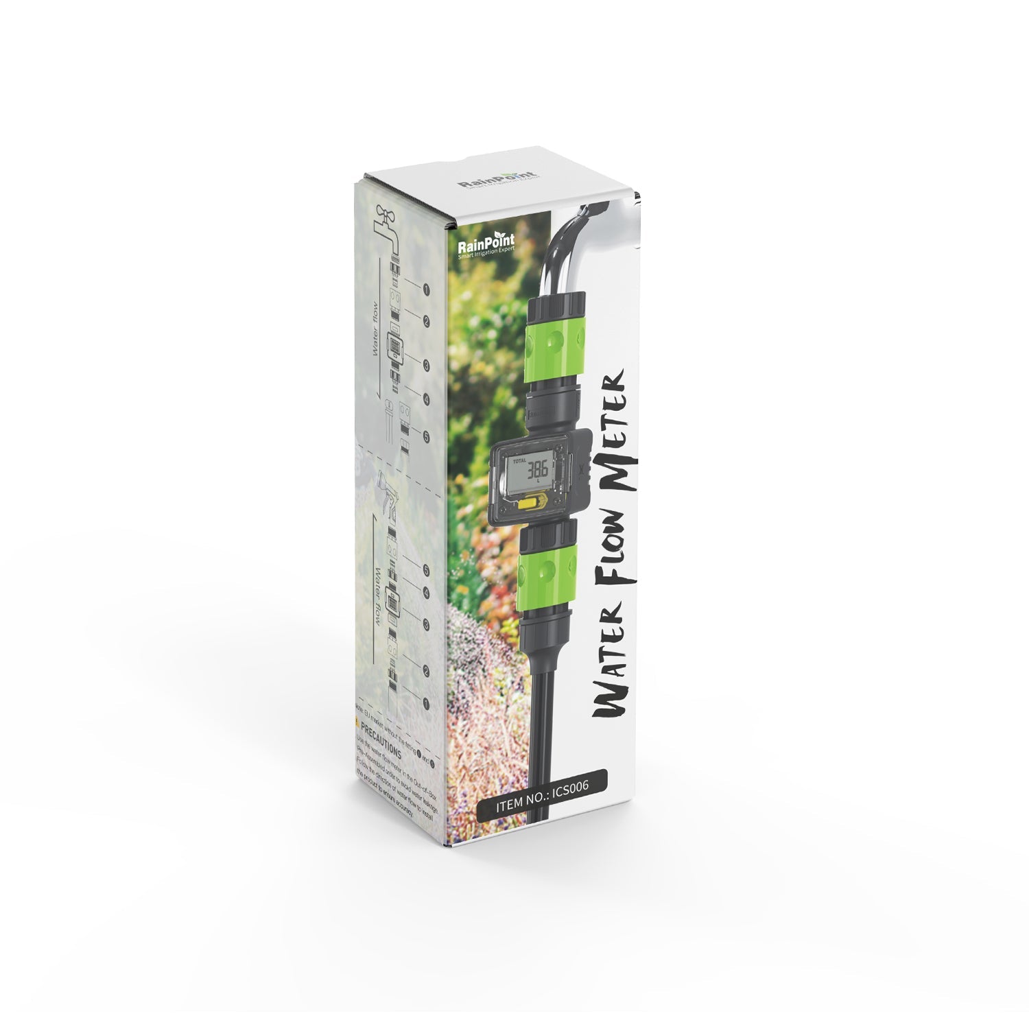 RainPoint ICS006 Digital Hose-End Water Flow Meter – Agromato